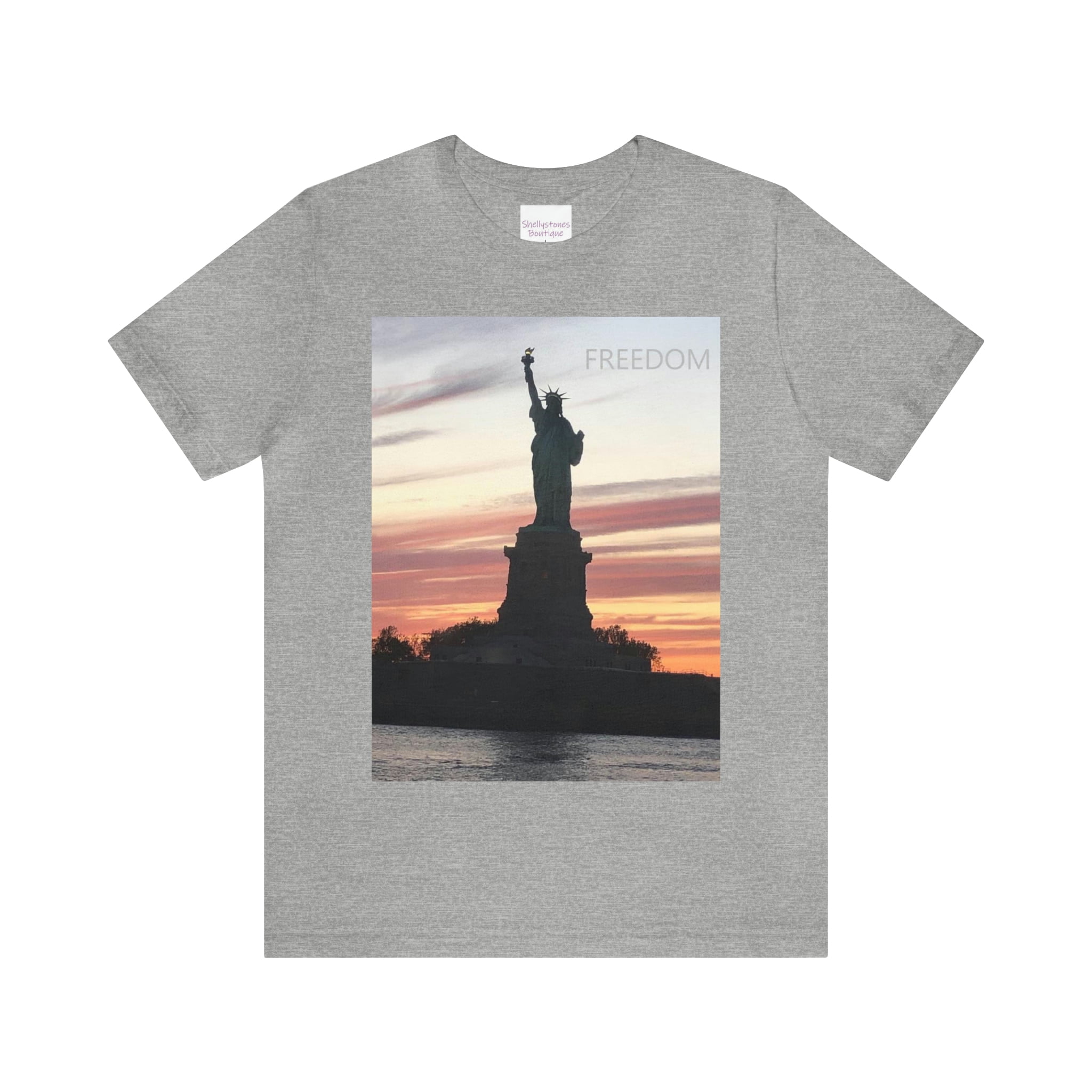 FREEDOM Statue of Liberty Unisex Jersey Short Sleeve Tee - Walmart.com