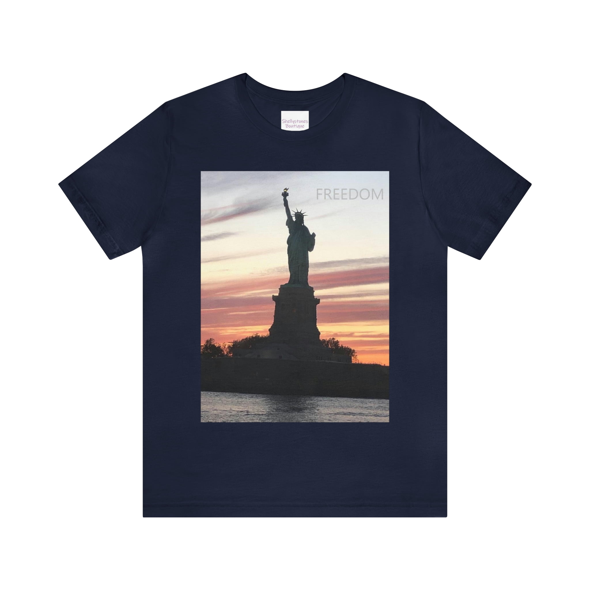 FREEDOM Statue of Liberty Unisex Jersey Short Sleeve Tee - Walmart.com