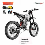 HEZZO 72v 8000W Brushless Motor Middrive Ebike Rerode R1 Electric Dirt ...