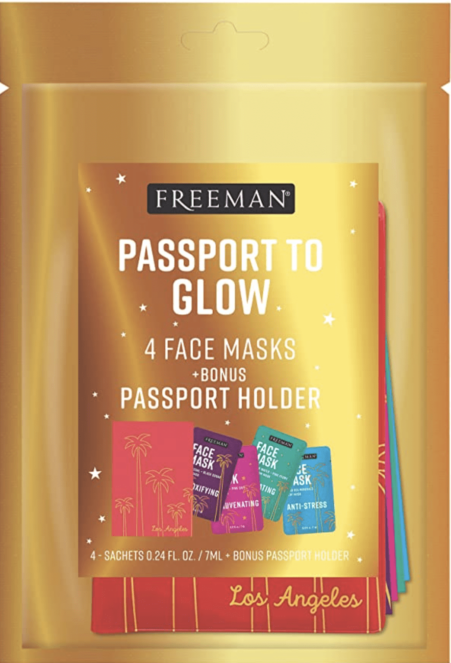 FREEMAN Beauty Passport to Glow Face Mask Gift Set for Skin Care, With ...
