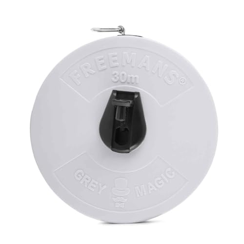 FREEMANS FM30 Grey Magic Fibreglass Measuring Tape - 30m/100ft With ...