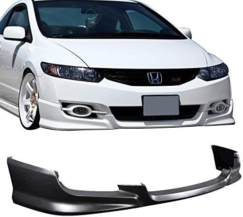 FREEMOTOR802 Front Bumper Lip Splitter, Fit For 2009-2011 Honda Civic Coupe, HF-P Style ...