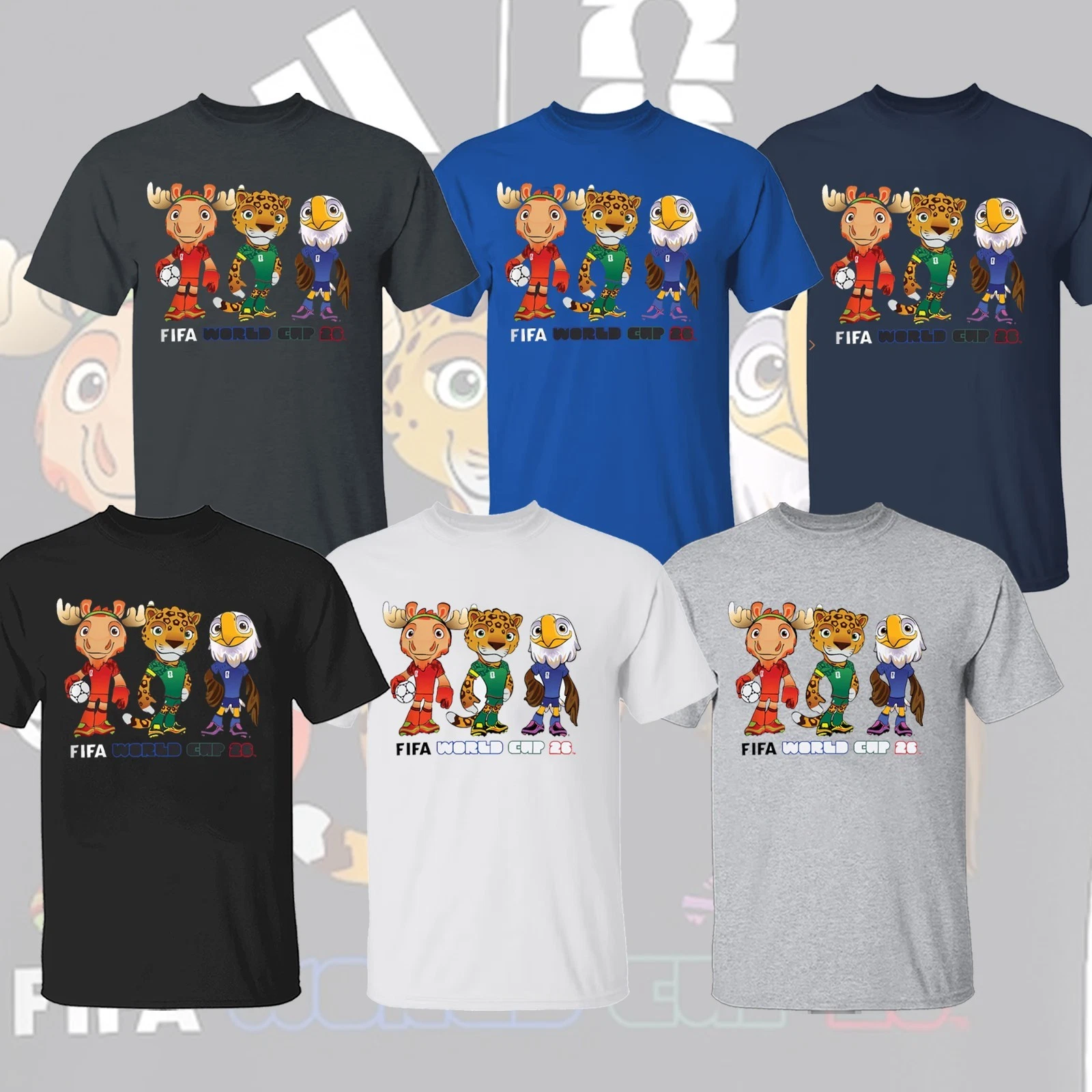 FREESHIP - FIFA World Cup 2026, FIFA World Cup Mascot Multi Color Gift ...