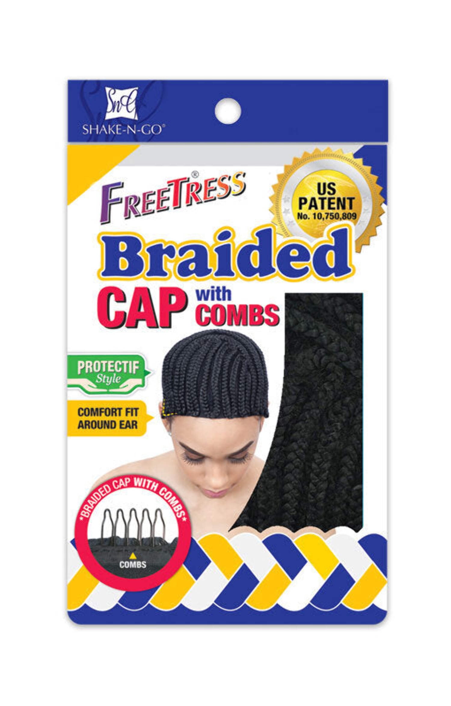 FREETRESS - Braided Cap with Combs - Walmart.com FREETRESS - Braided Cap with Combs - Walmart.com