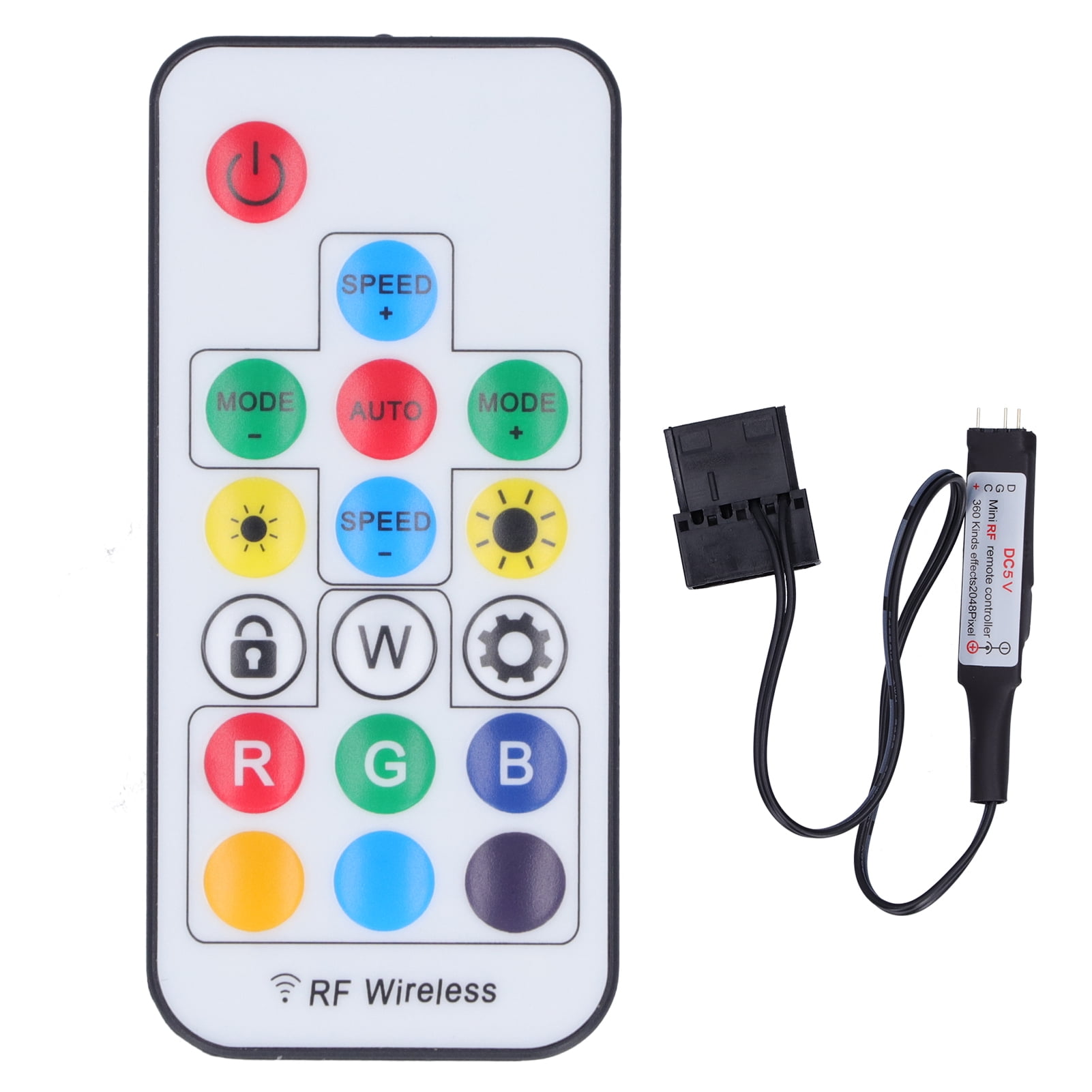 FREEZE MOD RGB Ambient Lighting Remote Control LED Strip Light for ...