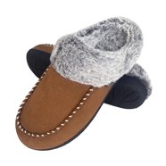 VONMAY Women's Comfy Fuzzy House Slipper Scuff Memory Foam Slip on Warm ...