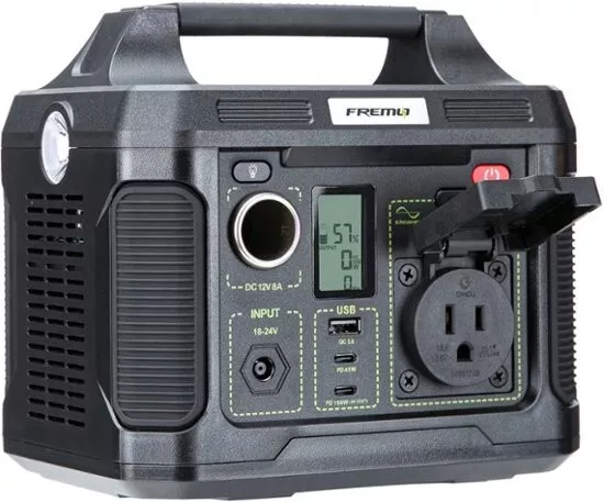 FREMO TP300 Portable Power Station 12V 8A DC Output, AC Outlet (231 Wh ...