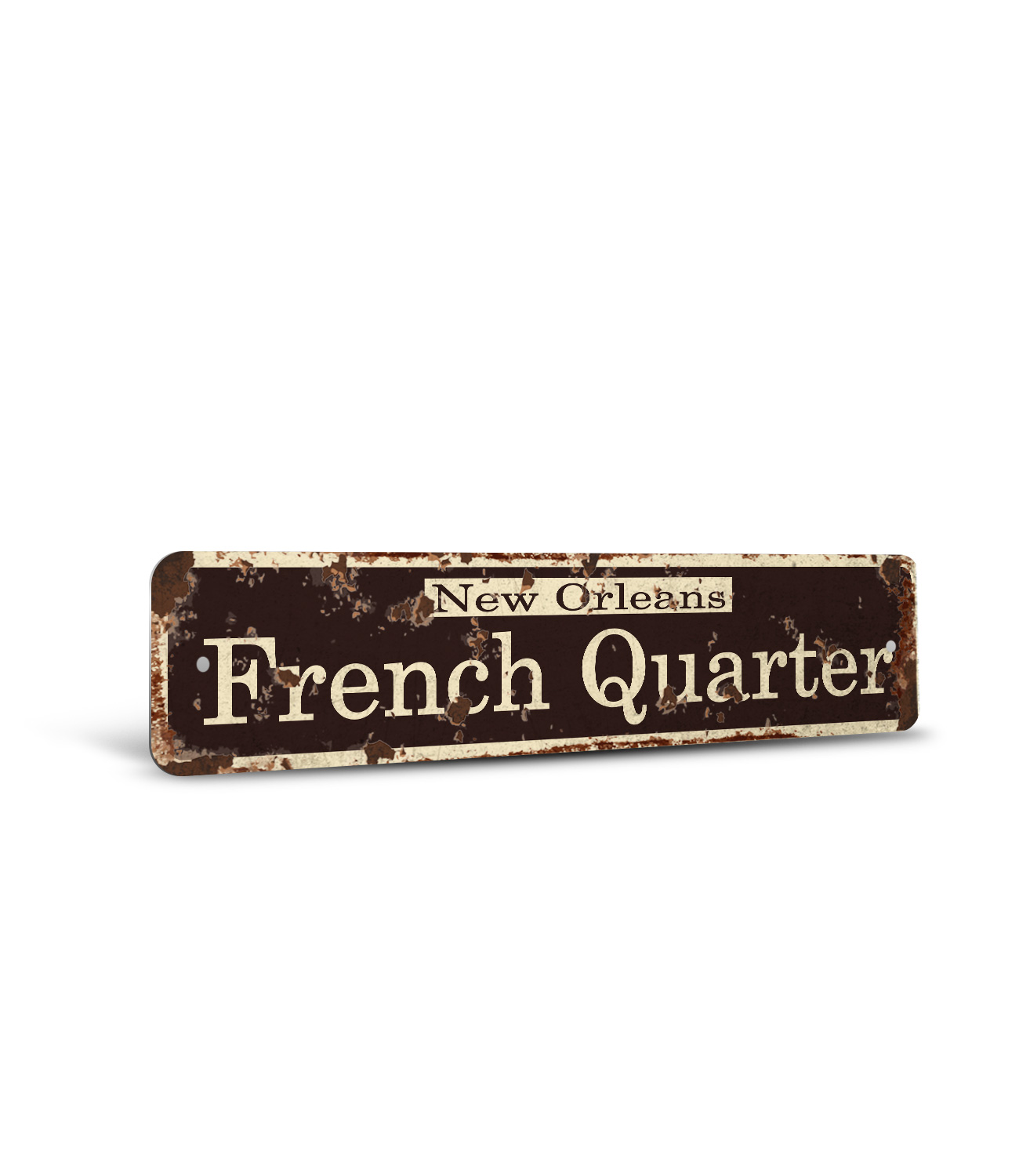FRENCH QUARTER Vintage Style Rustic Street Sign – Nola Cajun Creole ...