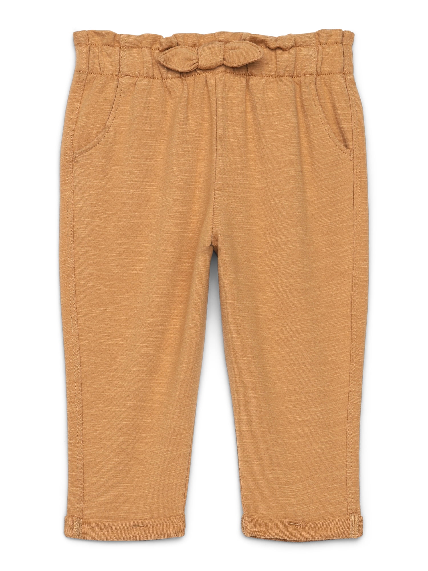 Garanimals Baby Girl French Terry Cloth Pants, Sizes 0M-24M - Walmart.com