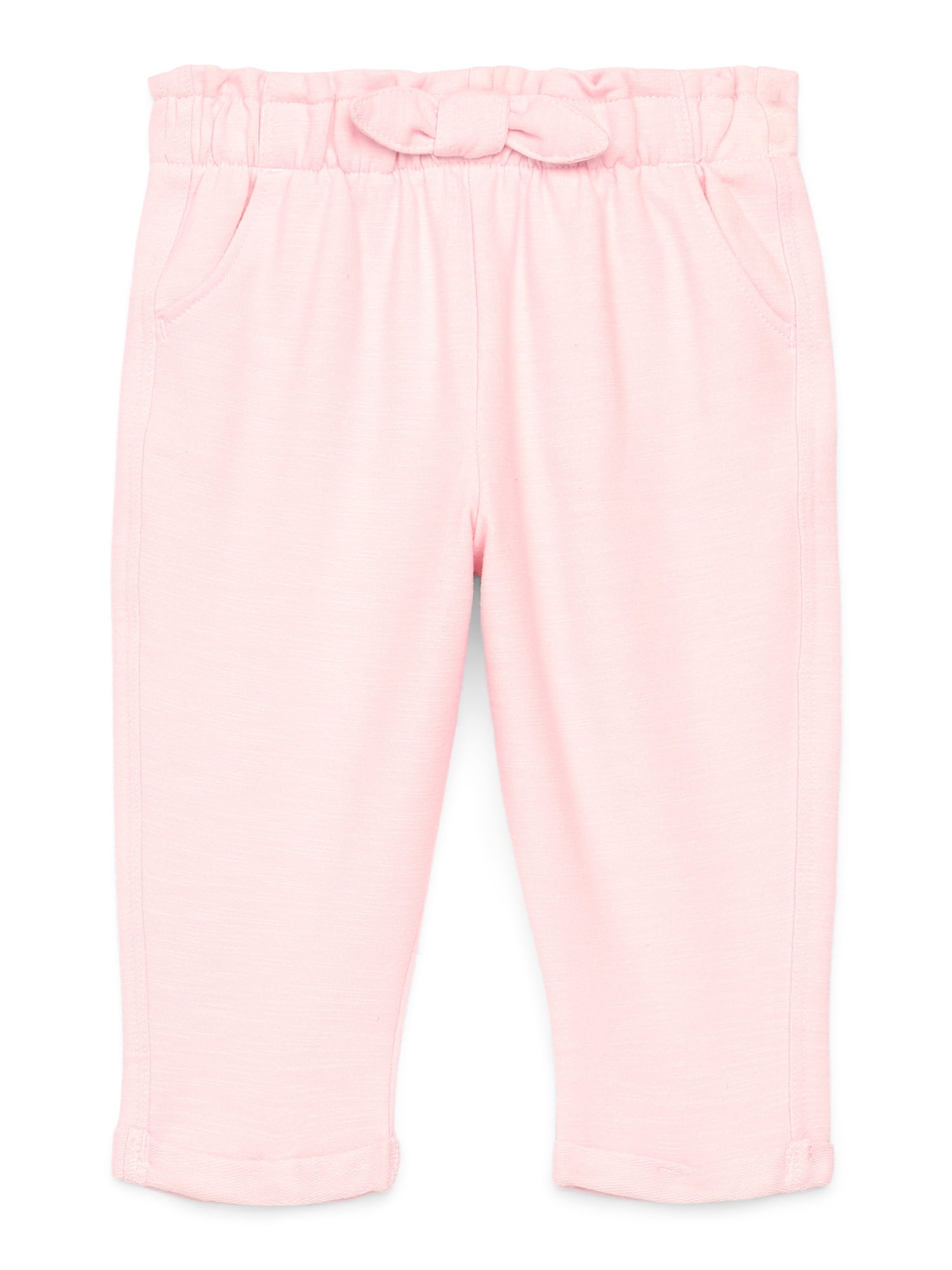Garanimals Baby Girl French Terry Cloth Pants, Sizes 0M-24M - Walmart.com