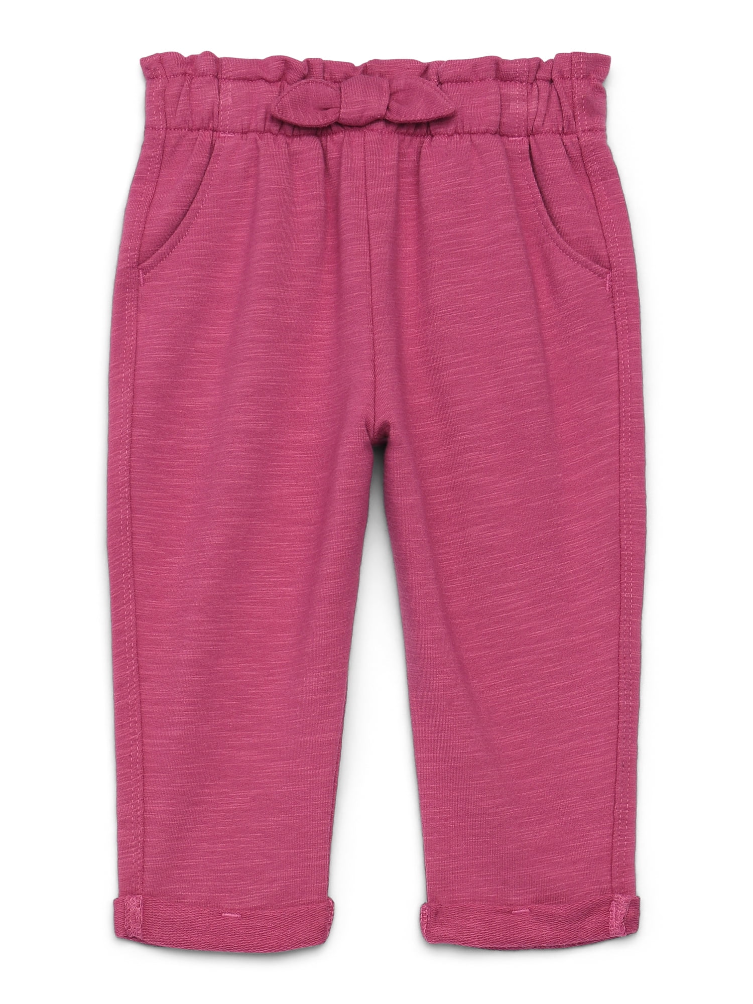 Garanimals Baby Girl French Terry Cloth Pants, Sizes 0M-24M - Walmart.com