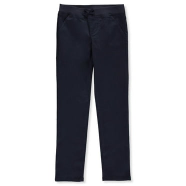 Bienzoe Girl's Skinny Stretchy Long Length Cotton Slim Adjustable Waist ...