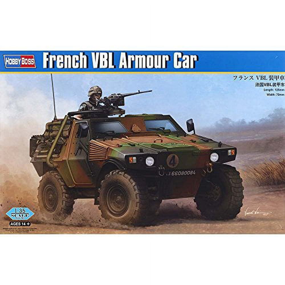 HBS83876 1:35 Hobby Boss French VBL Armored Car [MODEL BUILD - Walmart.com