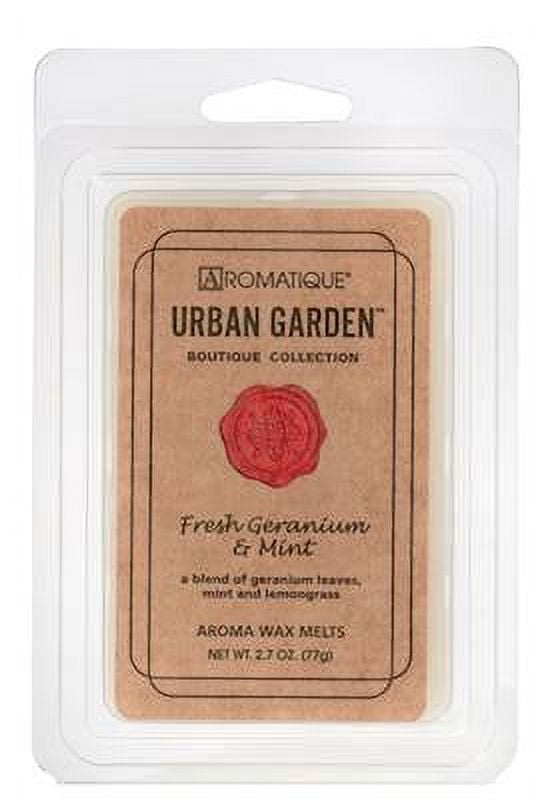 FRESH GERANIUM Wax Melt by Aromatique Urban Garden - Walmart.com