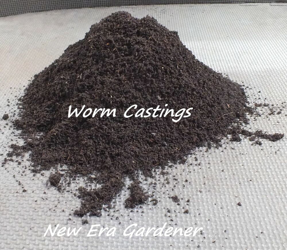 FRESH Organic Worm Casting Compost 2,5,10 lb.Bag Soil Amendment ...
