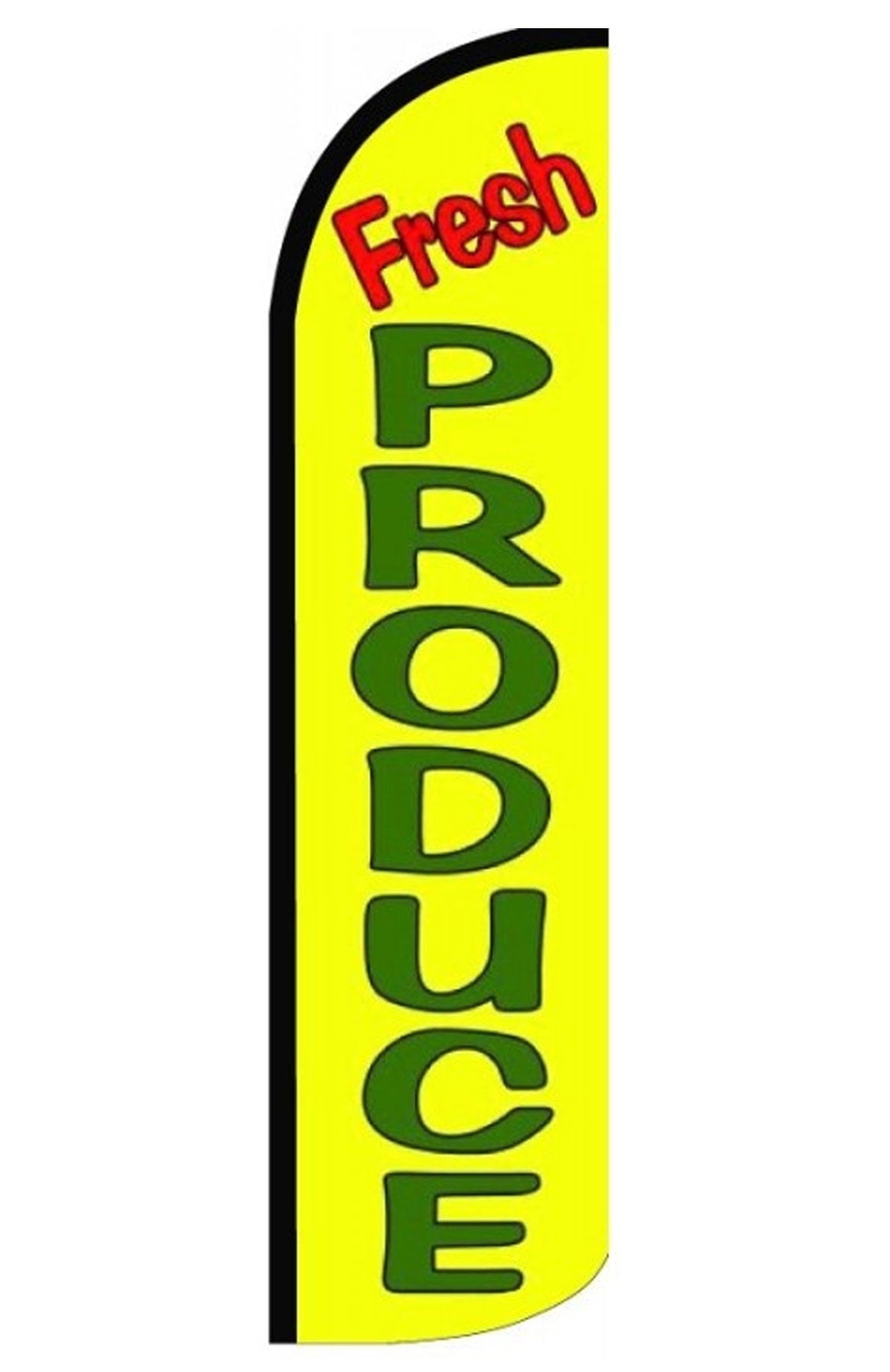 FRESH PRODUCE Windless Flag (Hardware Not Included) |Advertisement ...