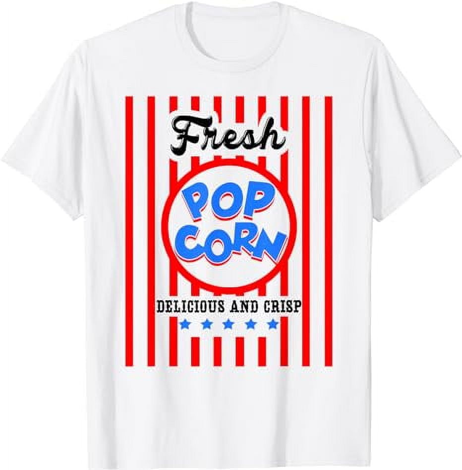 FRESH Popcorn t-shirt POPCORN Costume for Halloween T-Shirt - Walmart.com