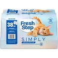 Fresh Step Simply Unscented Multi Cat Clumping Litter, 38 lb (4 x 9.5 ...