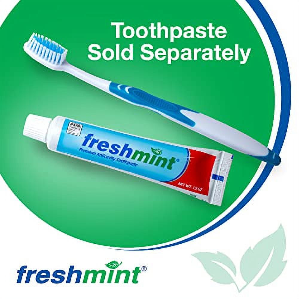 FRESHMINT (144 Pack) Individually Wrapped Premium Toothbrushes ...