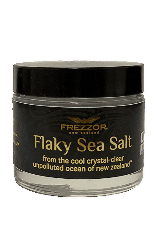 FREZZOR Natural Flaky Sea Salt, Iodized, 25 Gram Jar, Lab Tested ...