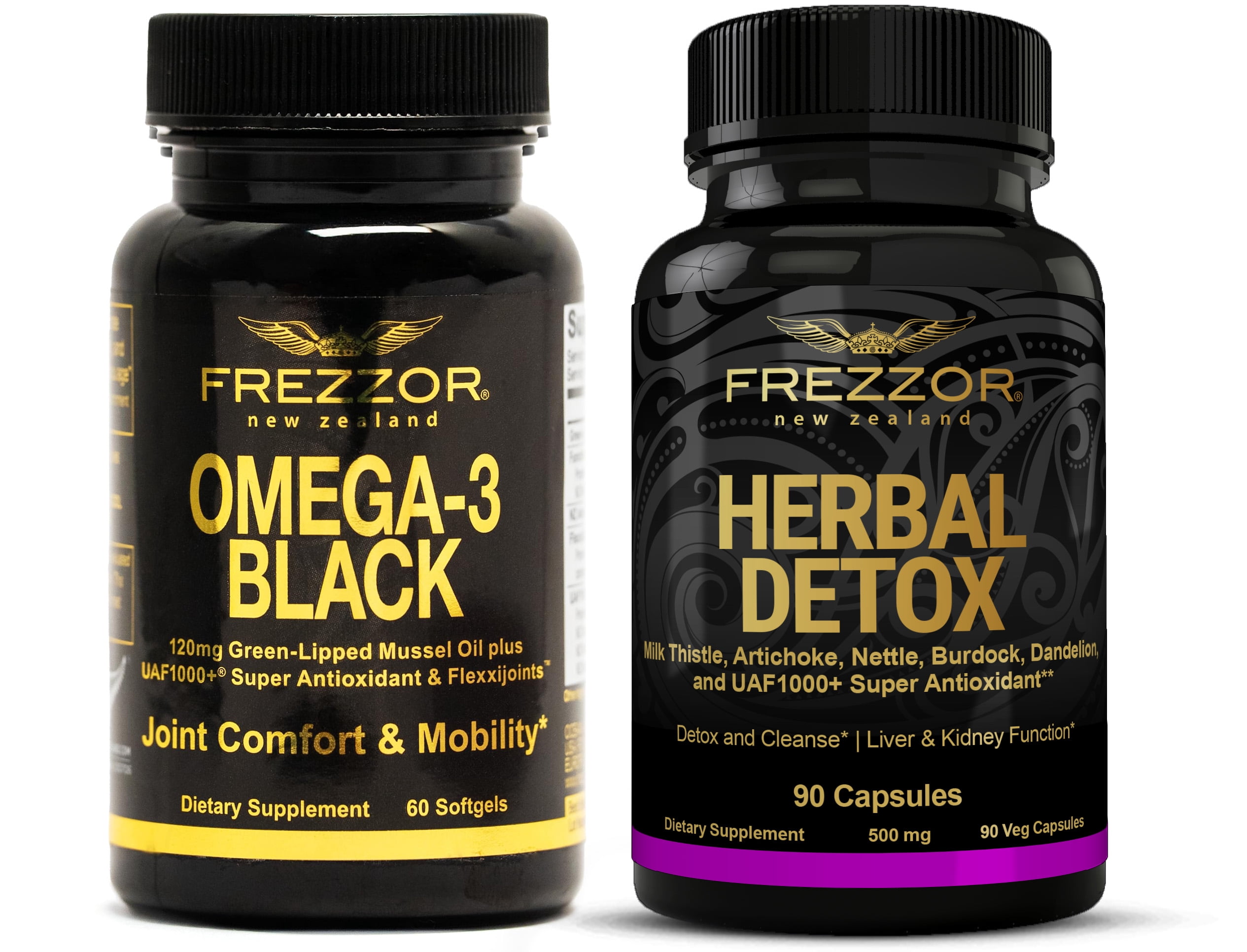 FREZZOR Omega 3 Black Green Lipped Mussel Oil, 53x Higher potency for ...