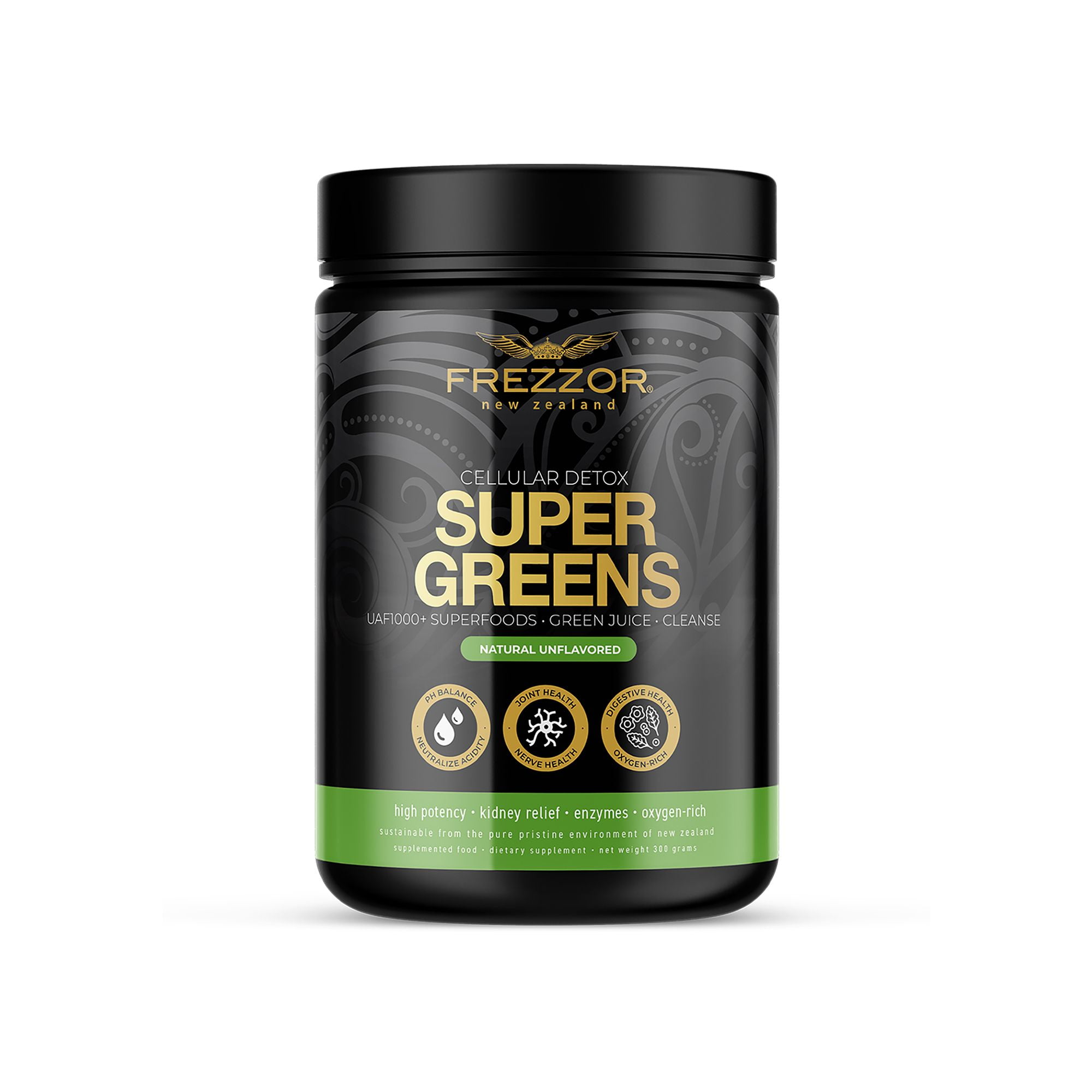 FREZZOR Super Greens Mix Superfoods, Vegan Non-GMO Raw Green Energy ...