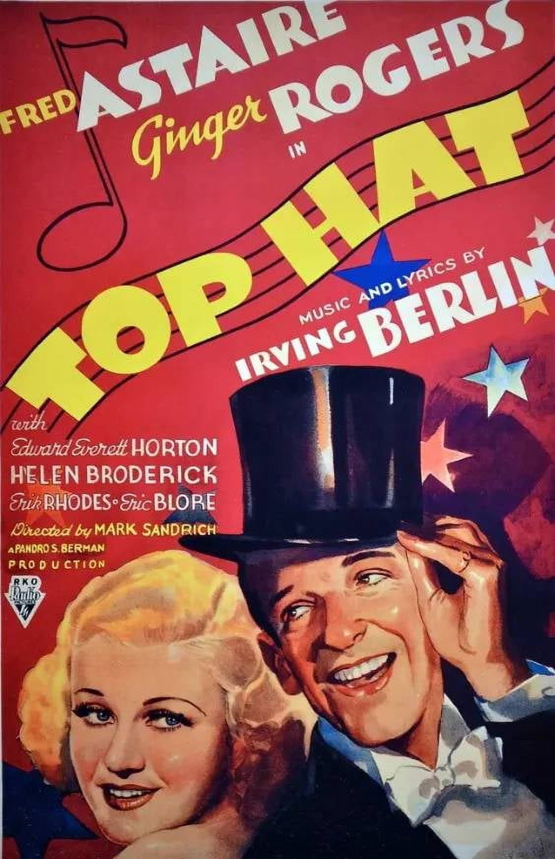 FREd Astaire & Ginger rodgers in Top Hat Decor Poster. Graphic Art ...