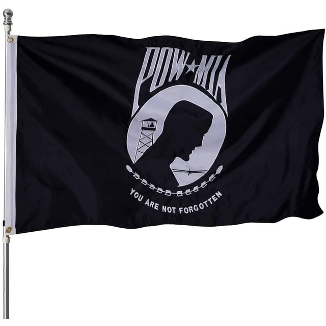 FRF 2' x 3' POW MIA Double Sided Embroidered Pow Flag 2x3 foot Outdoor ...