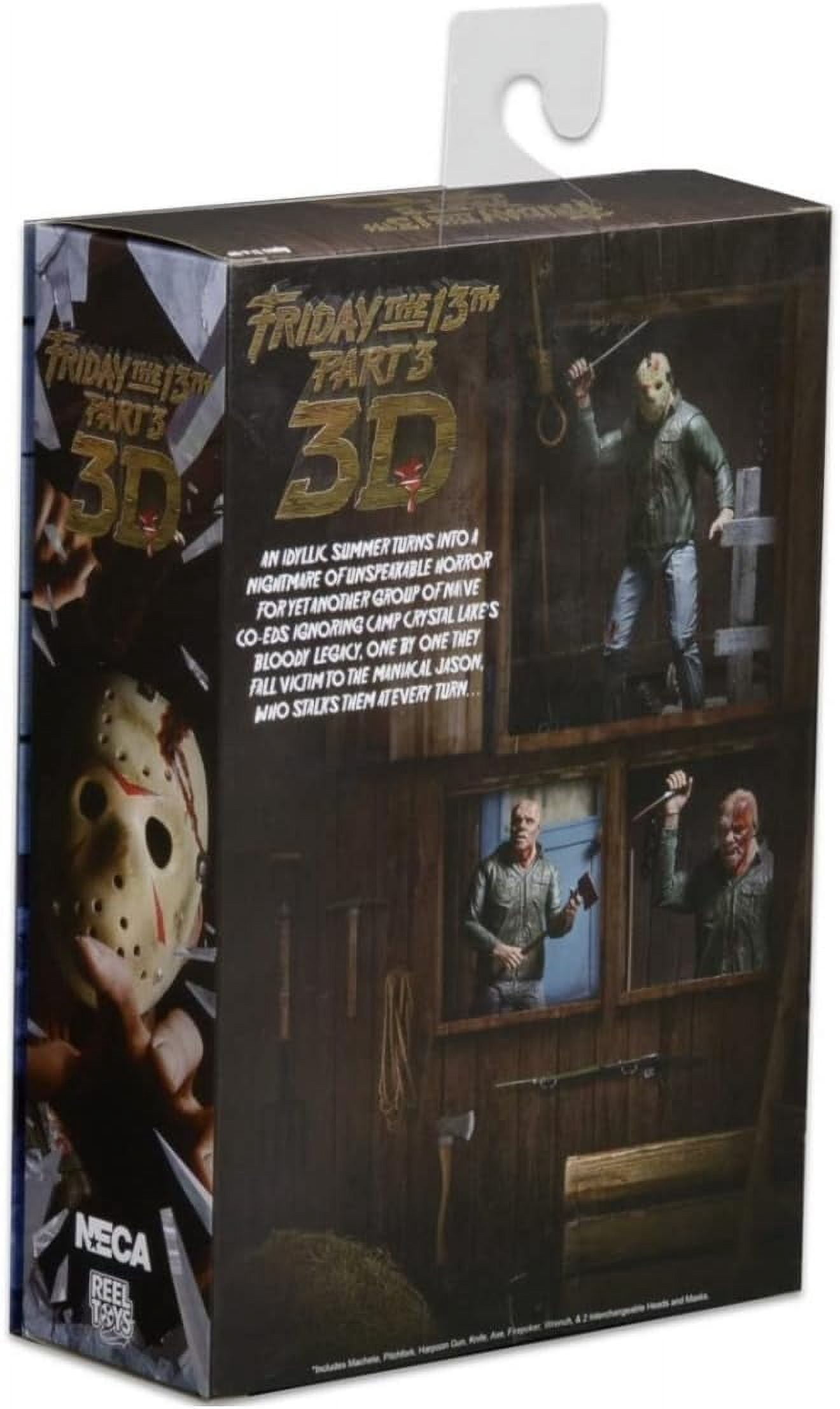 FRIDAY THE 13TH Scale Ultimate Part 3 Jason 7 inches Action Figure ...