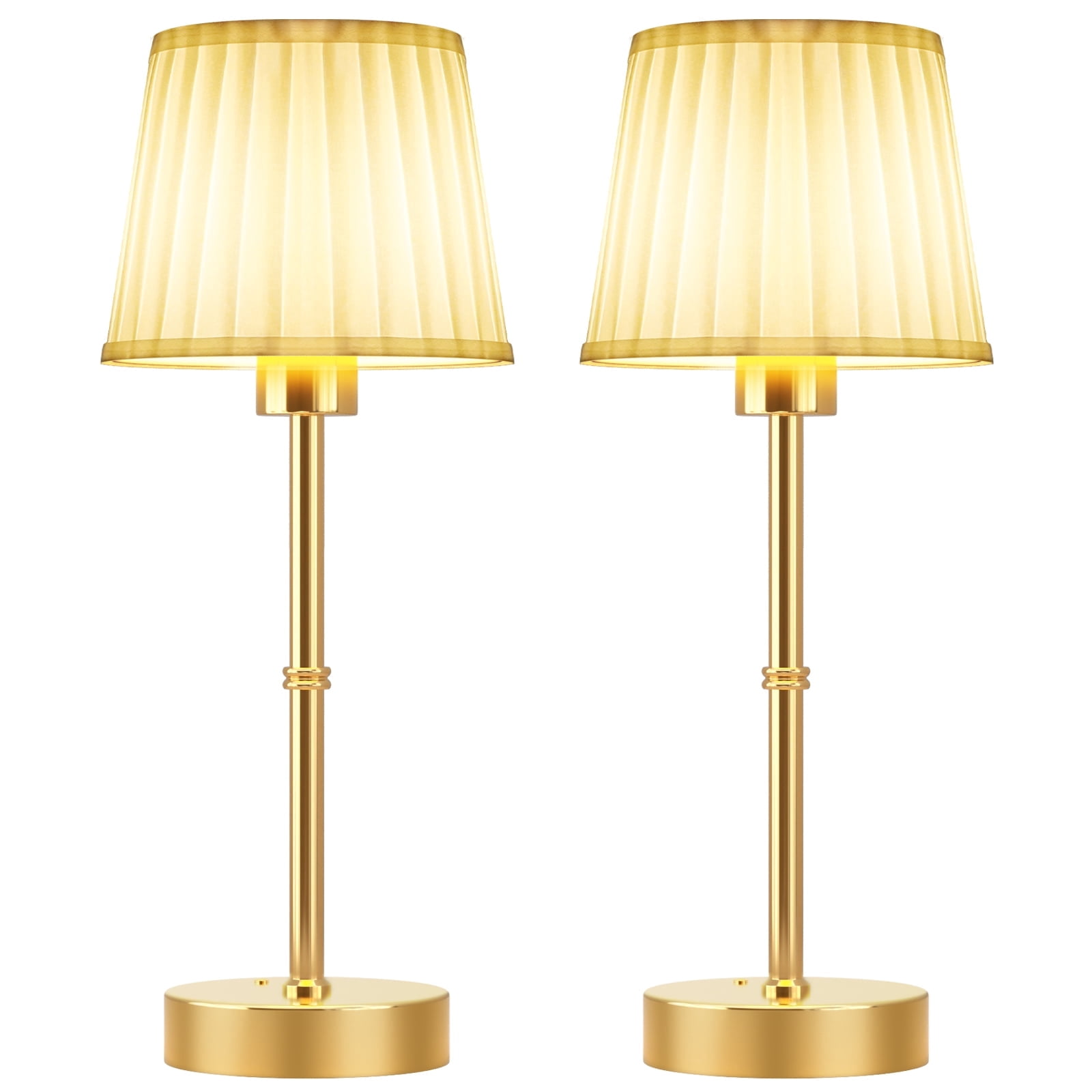 FRIDEKO HOME 15.75" LED Cordless Table Lamp, 5000mAh Rechargeable ...