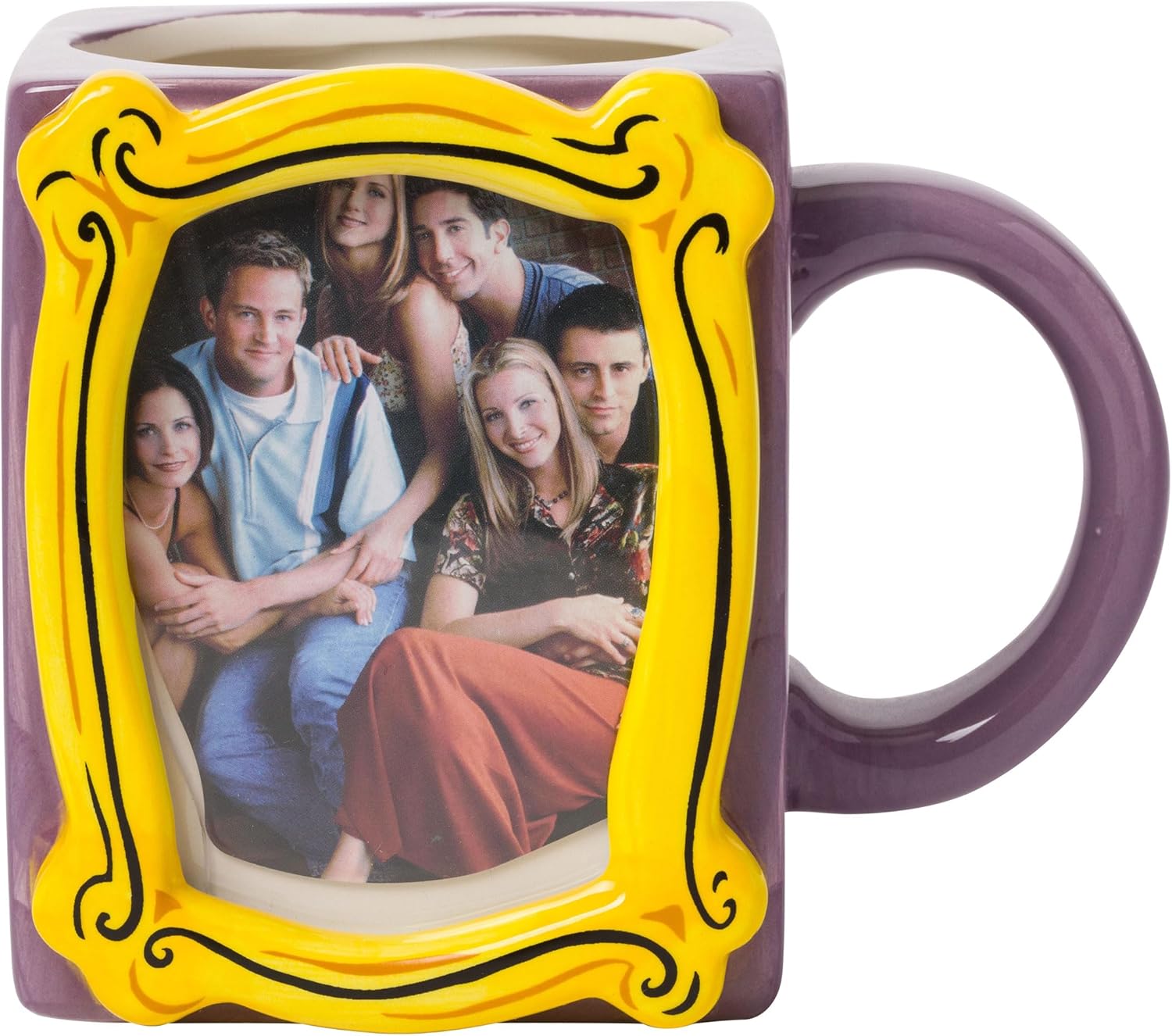 FRIENDS Central Perk Black Ceramic Mug Oversized for Coffee, Soup, 24 ...