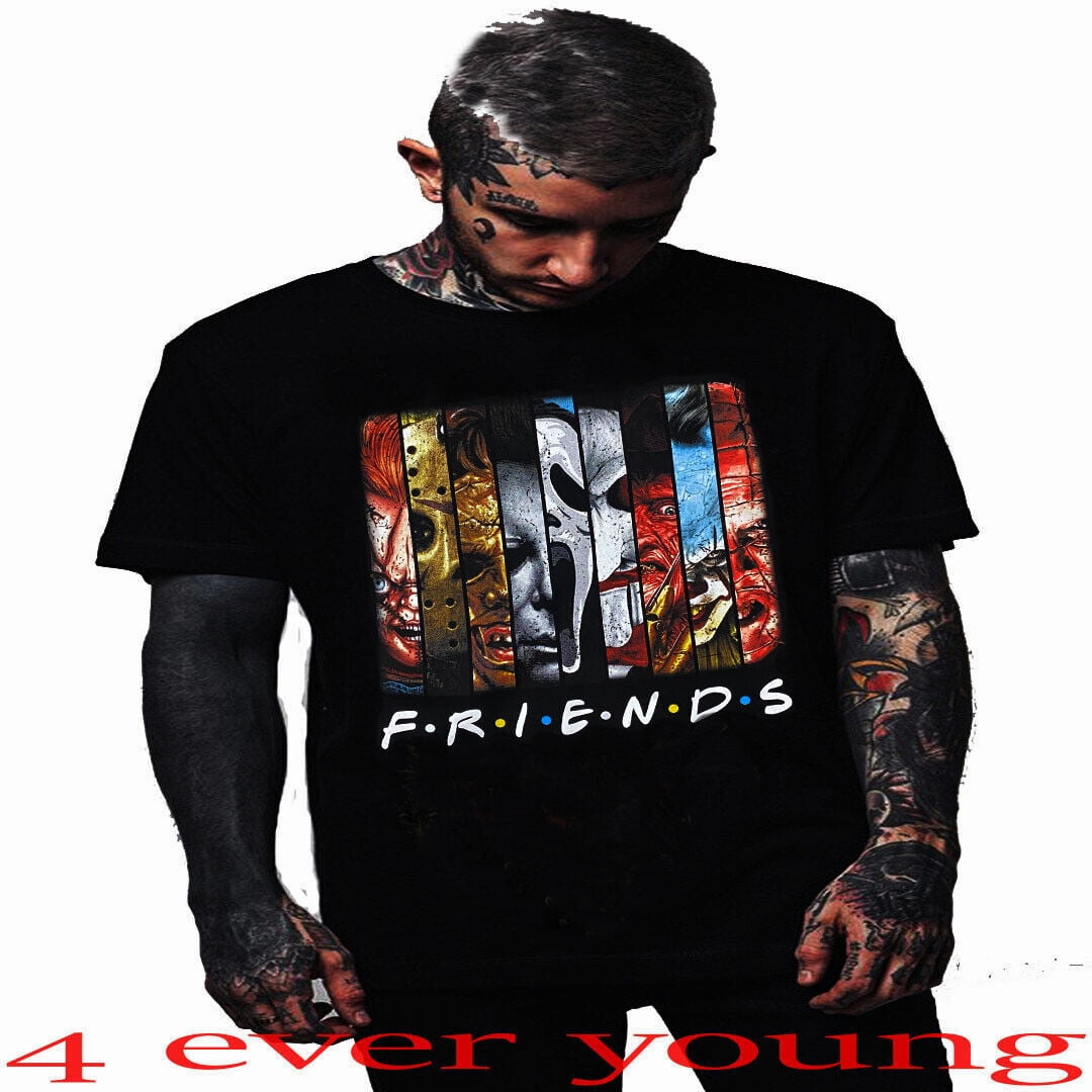 FRIENDS SCARY MOVIE PUNK ROCK T SHIRTS MEN'S SIZES - Walmart.com