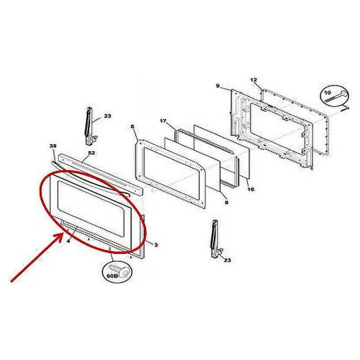 Frigidaire Oven Door Glass Replacement