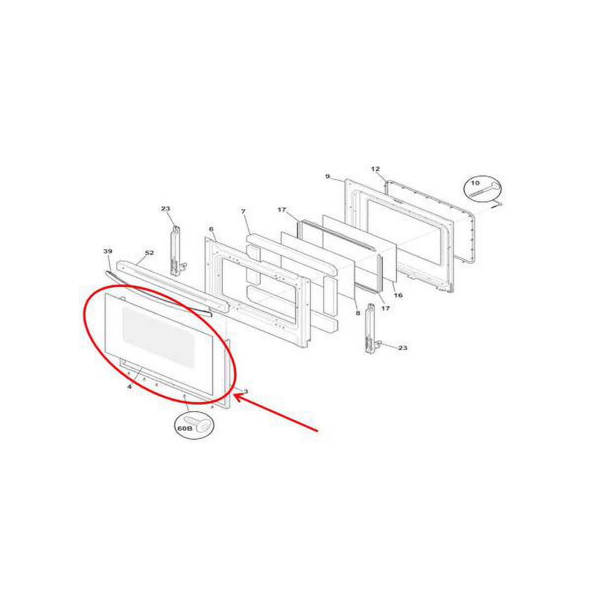 FRIGIDAIRE 316559109 GLASS ASSEMBLY - OEM PART - Walmart.com