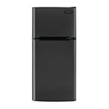 FRIGIDAIRE 4.7 Cu ft Two Door Mini Fridge with Freezer , VCM Stainless ...
