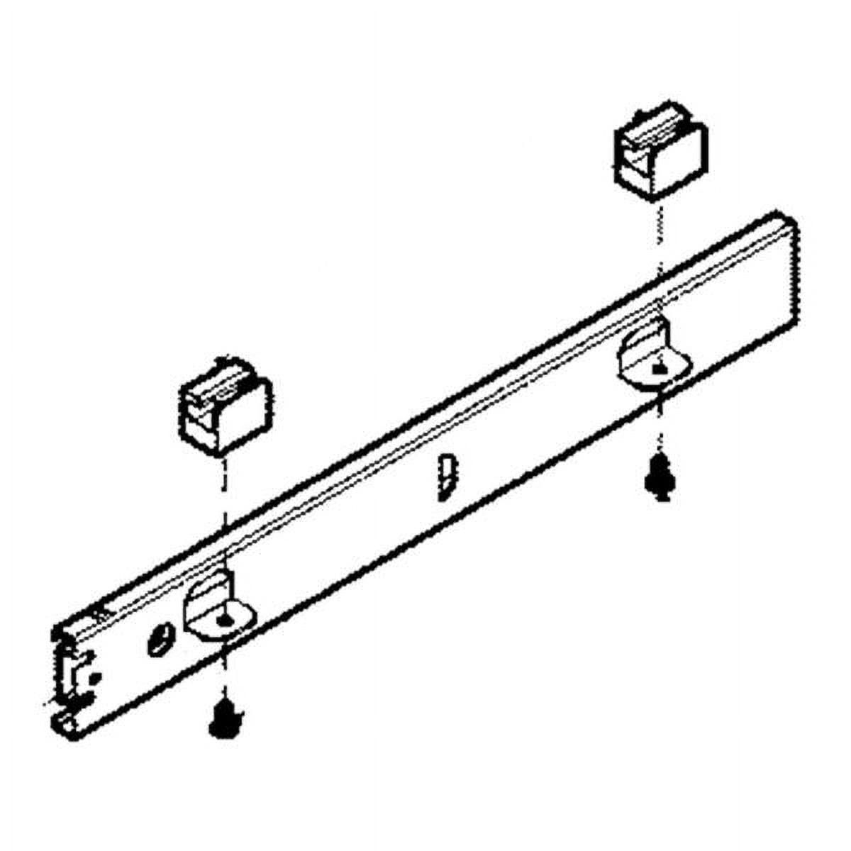 FRIGIDAIRE 5304508095 REFRIGERATOR FREEZER BASKET SLIDE RAIL LEFT - OEM ...