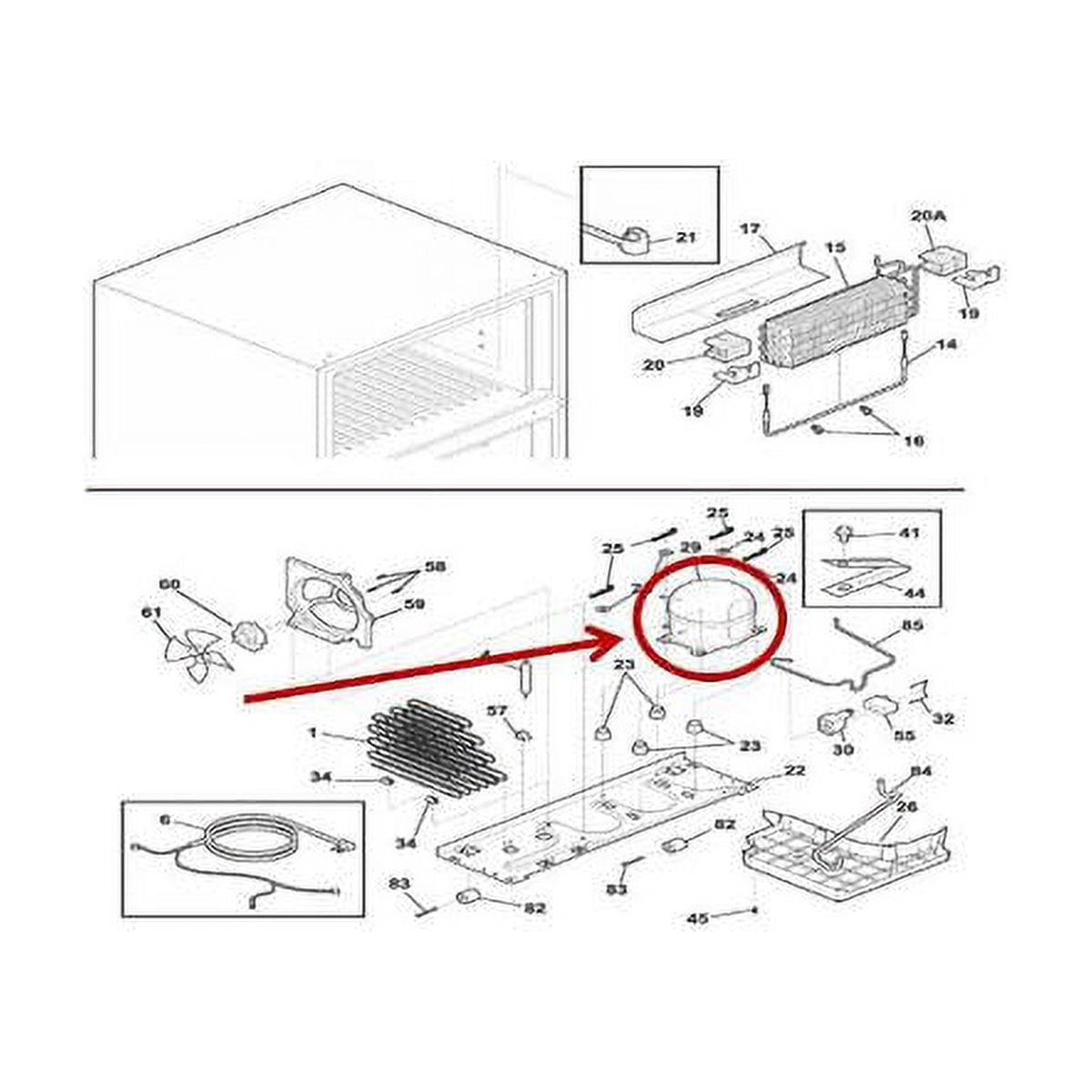 FRIGIDAIRE 5304518793 COMPRESSOR - GENUINE OEM PART - Walmart.com
