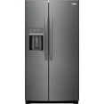 FRIGIDAIRE GRSC2352AD SIDE BY SIDE FREESTANDING REFRIGERATOR Black ...