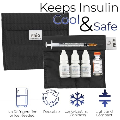 FRIO Extra Small Insulin Cooling Case - Eye Drop Wallet for Long ...