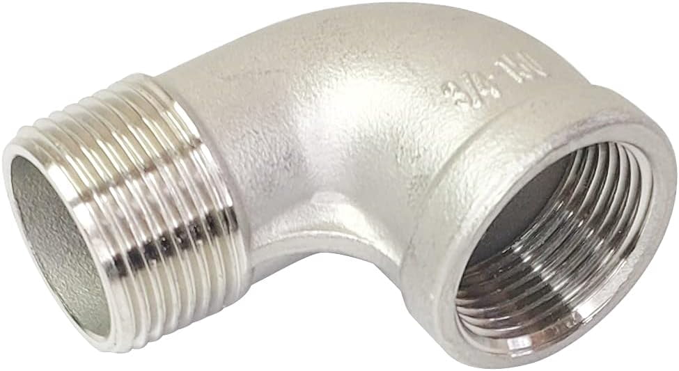 FRKSMD-3/4" NPT Female x 3/4" NPT Male 90 Degree Street Elbow Stainless ...