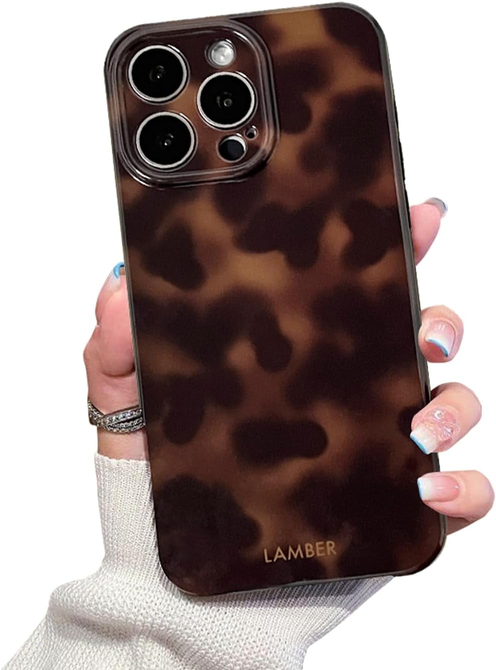 FRKSMD-Cute Phone Case for iPhone 13 Pro Max Case Amber Leopard Full ...