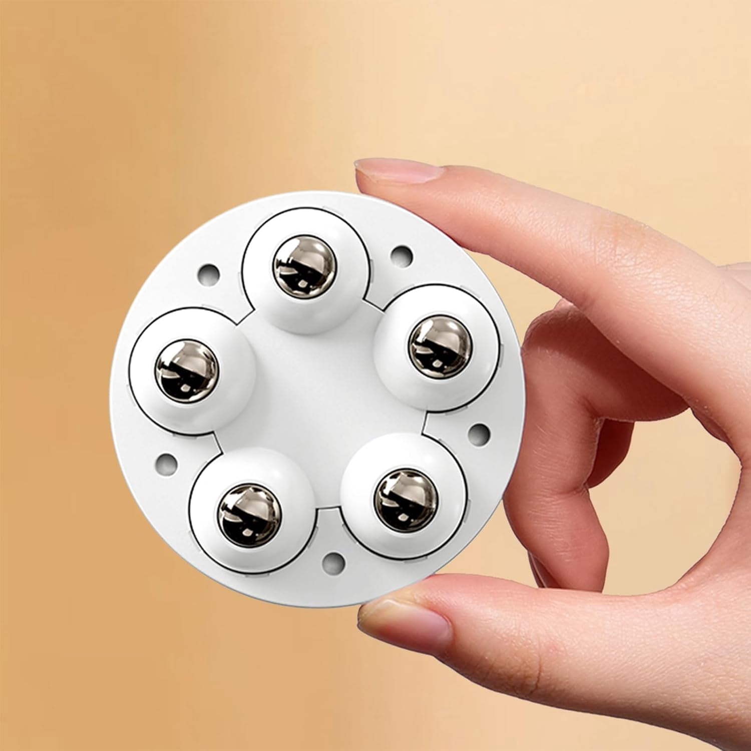 FRKSMD-Upgrade Self Adhesive Caster Wheels, 5 Stainless Steel Balls Per ...