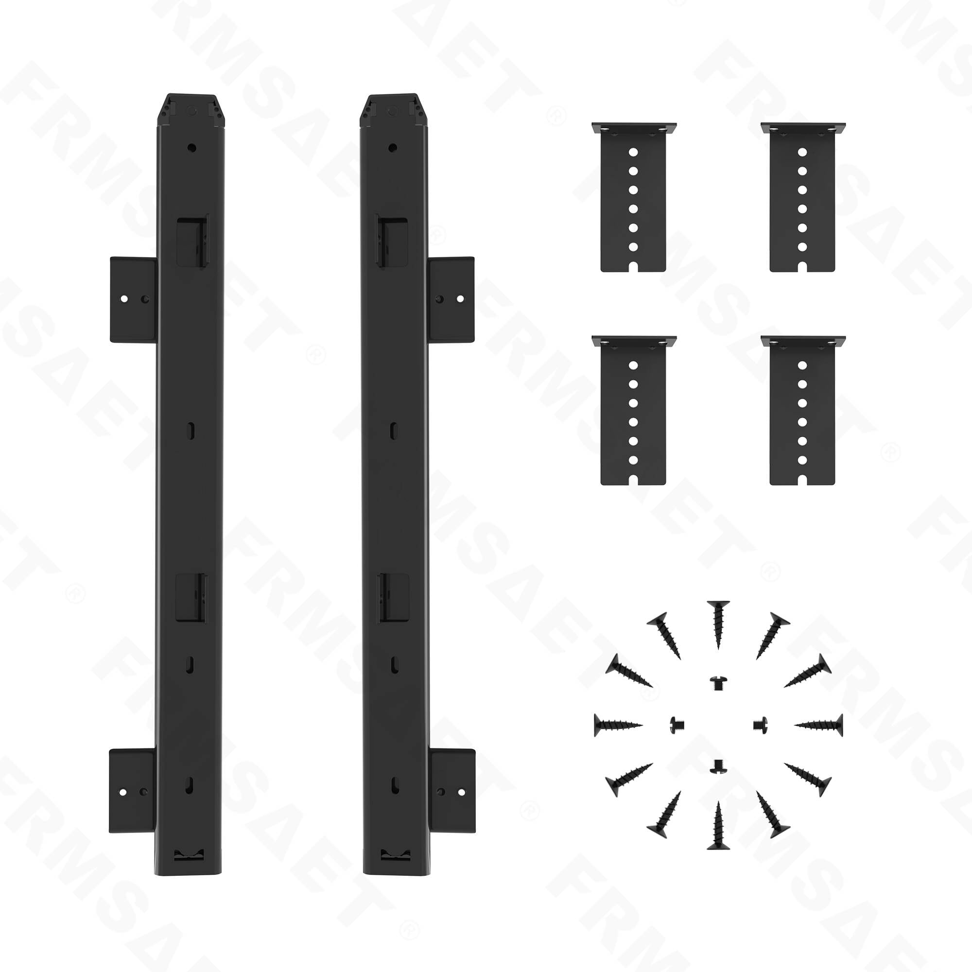 FRMSAET Heavy Duty Adjustable 16 inches Drawer Rollers for Under Desk ...