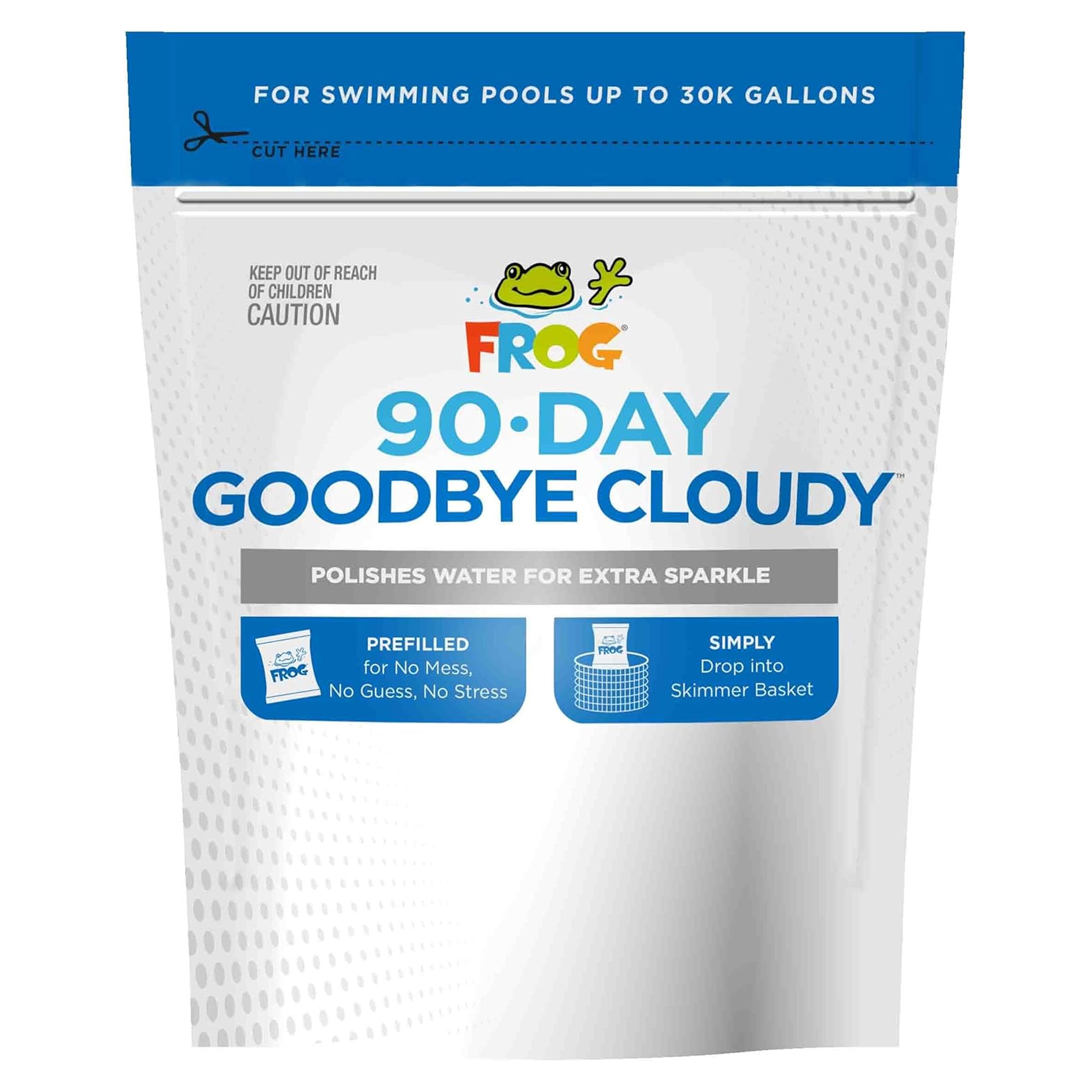 FROG 90-Day GoodBye Cloudy - Dry Formula Prevents Cloudy Water for ...