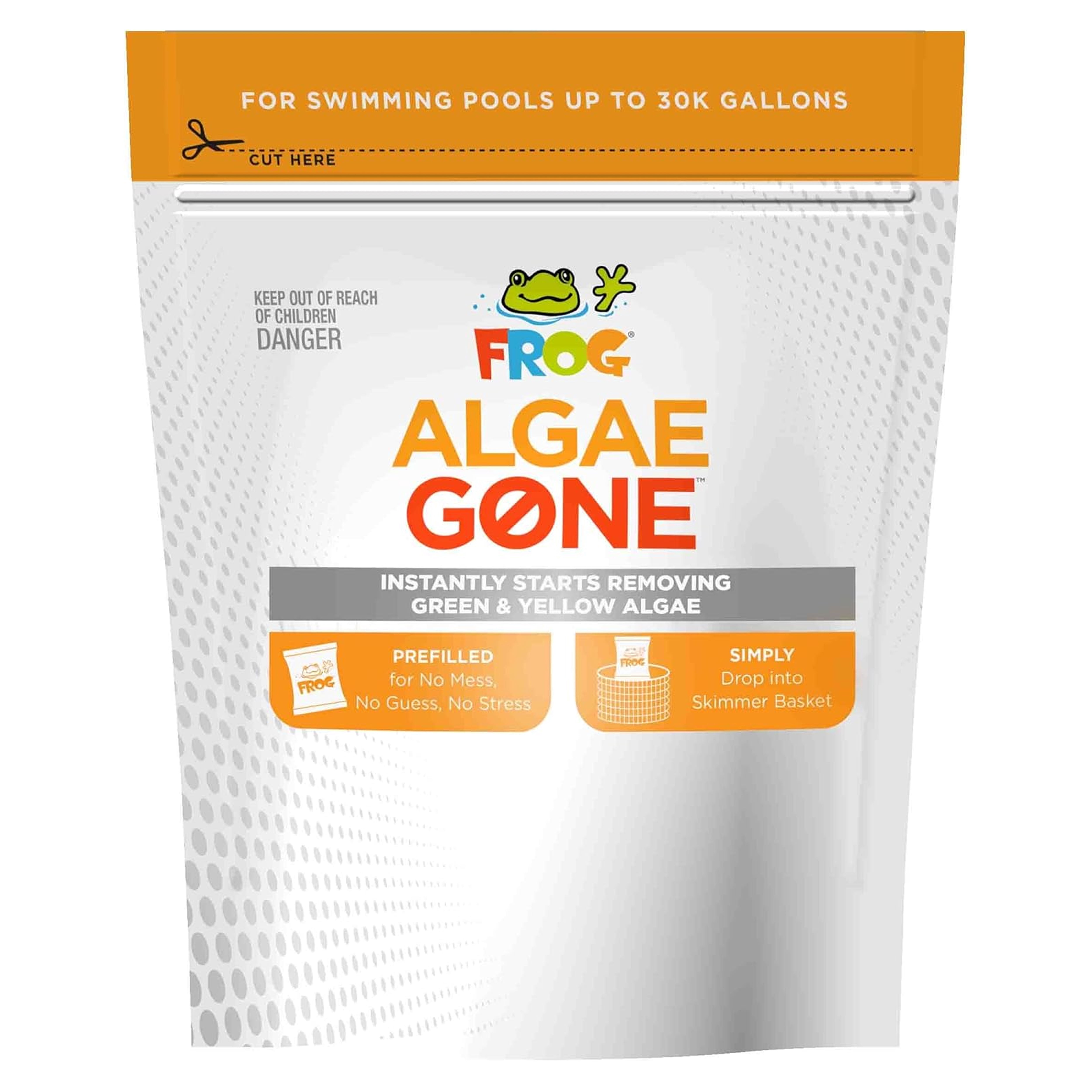 FROG Algae Gone - Dry Formula Algaecide Removes Green and Yellow Algae ...