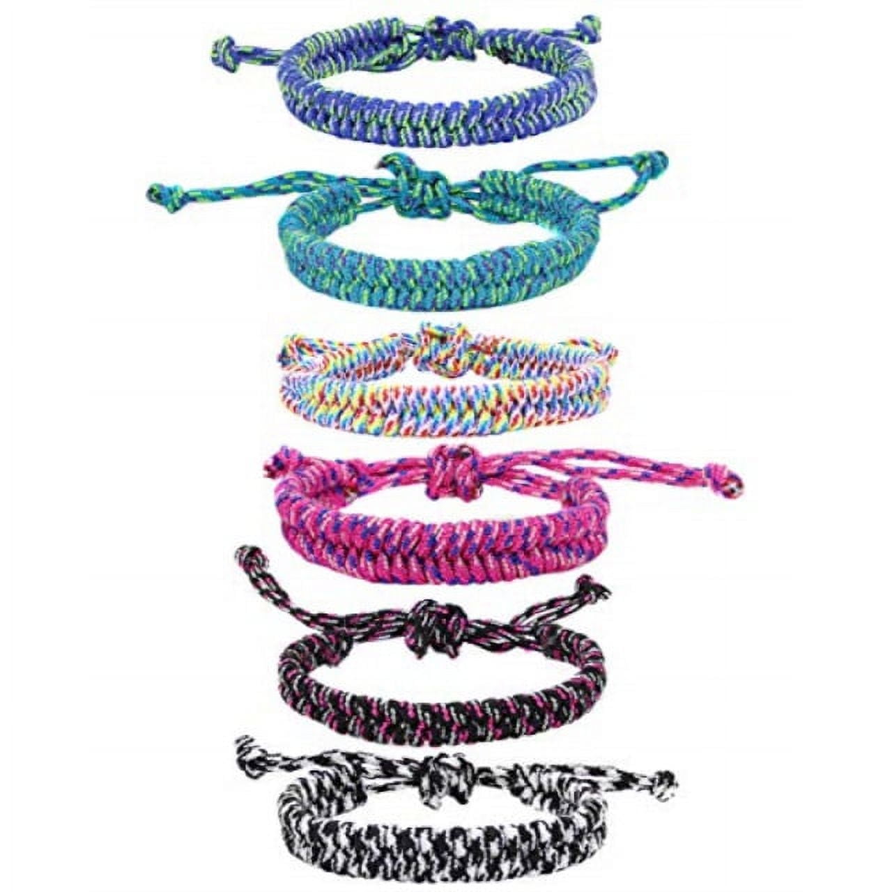 FROG SAC Paracord Friendship Bracelets for Girls, Handmade Woven ...