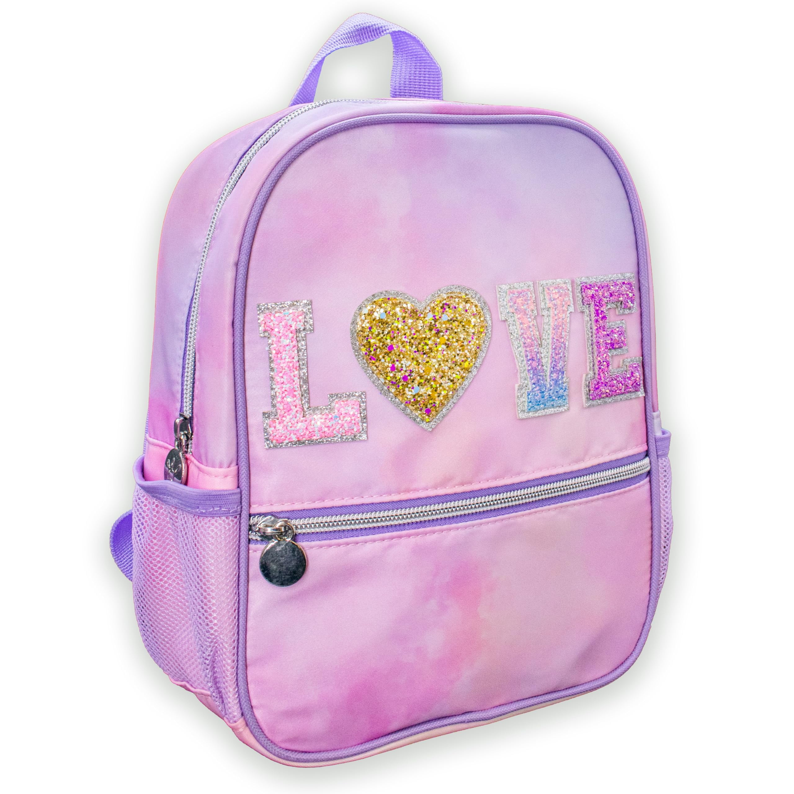 FROG SAC Mini Backpack for Girls, Tie Dye Glitter Patch Backpacks for ...