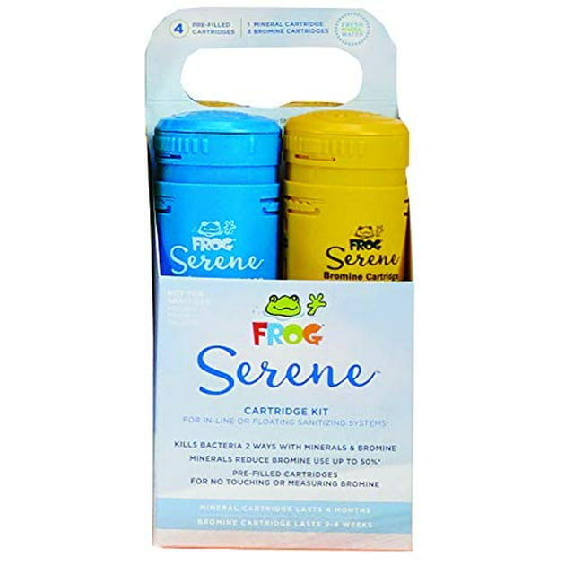 FROG Serene Cartridge Kit for Hot Tubs for only with FROG Serene Floating Sanitizing Systems for ...