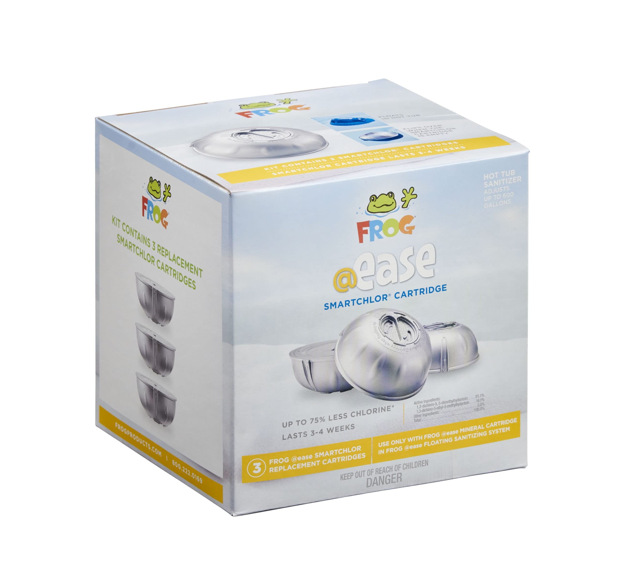 FROG @Ease Mineral Ease Spa SmartChlor Replacement Cartridge 3-Pack 01 ...