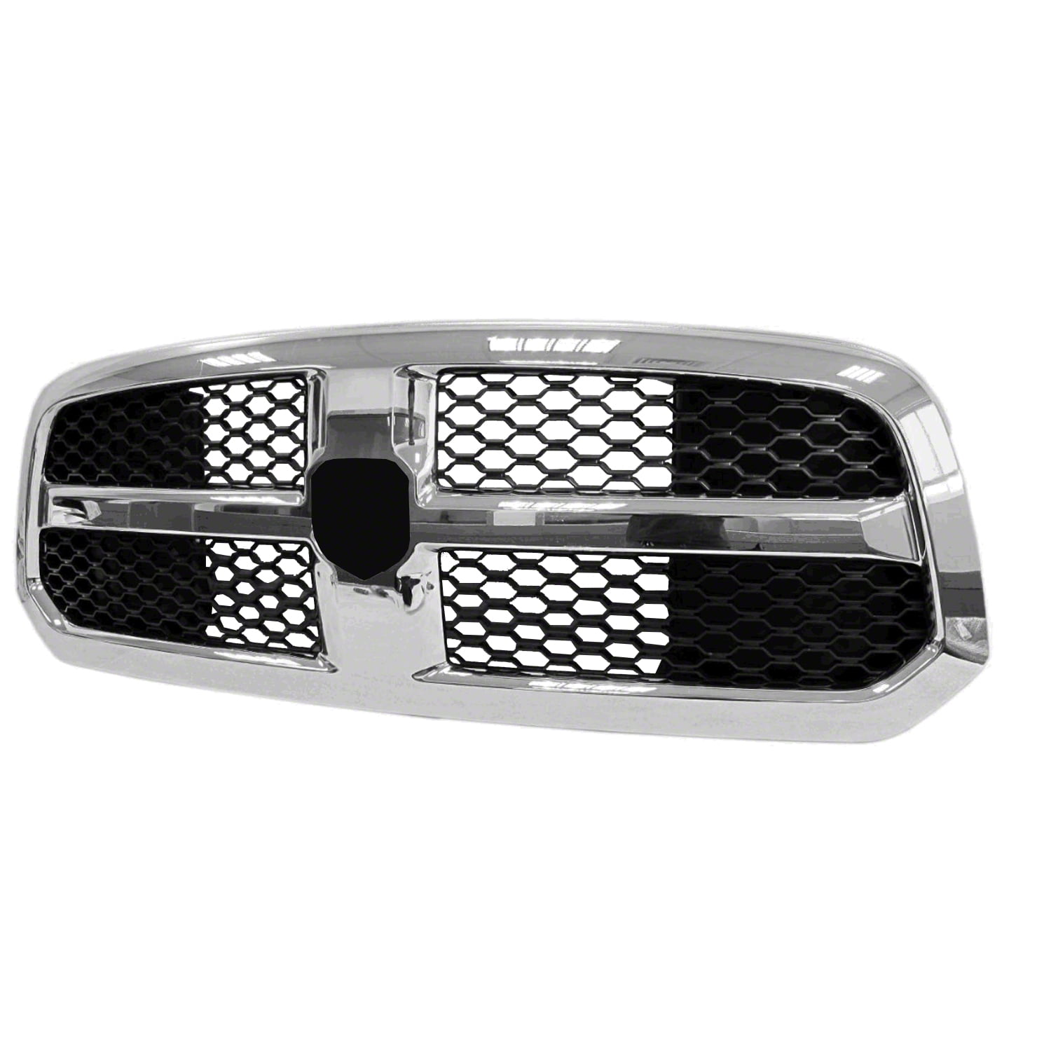 FRONT GRILLE; EXCEPT REBEL AND WARLOCK MODELS; CHROME FRAME WITH BLACK ...